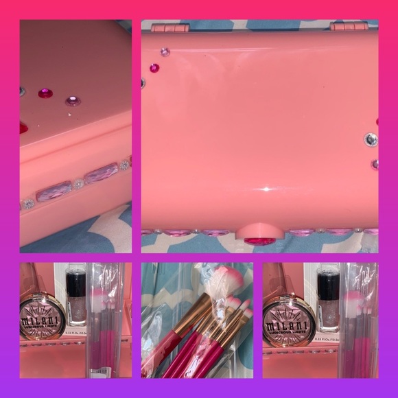 Makeup | Makeup Box Makeup Brushes And Brush Holder And Makeup Bundle ...